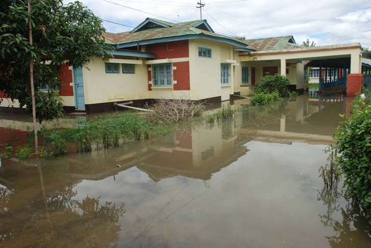 Flood in RIMS - Regional Institute of Medical Sciences